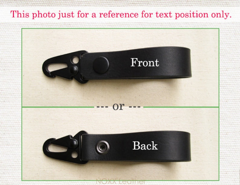 Leather Key Fob, Belt Leather Keychain, Gift Under 25 Dollars - Etsy