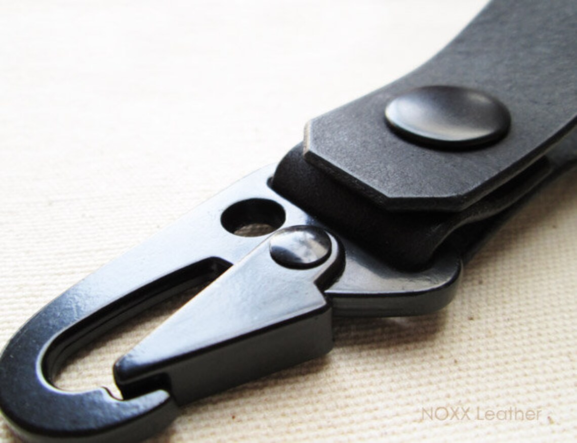 Leather Key Fob, Belt Leather Keychain, Belt Clip Key Chain, Gift Under ...