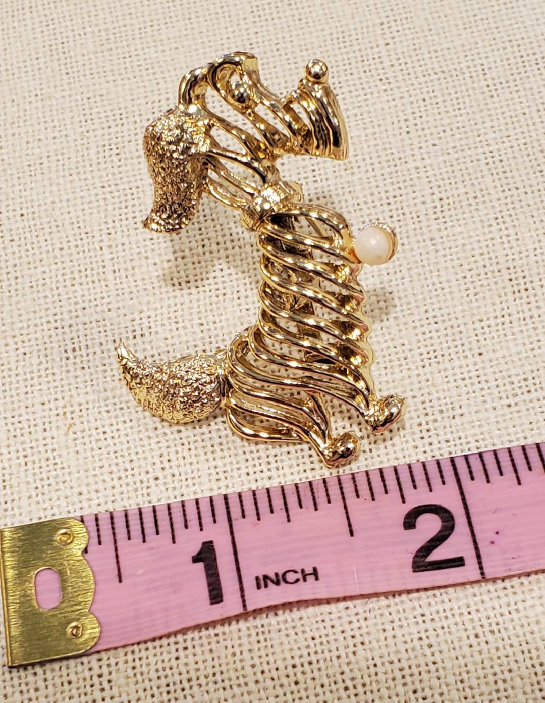 Vintage Poodle Pin - Etsy