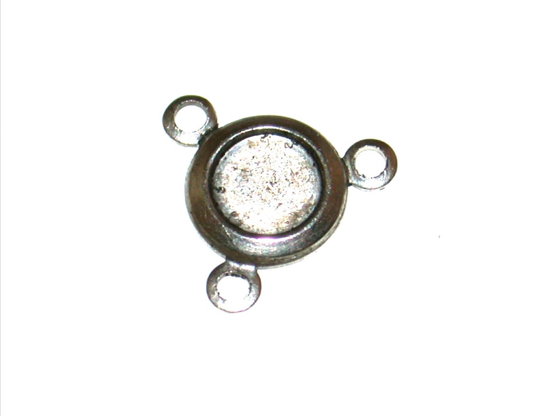 Qty. 4 Tiny 8mm 3-Ring Connector fits ss20 Flatback - Etsy France