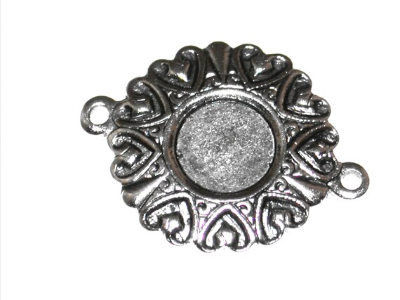 Qty. 3 Round 2 Ring Connector 15mm W/ss30 Pad - Etsy