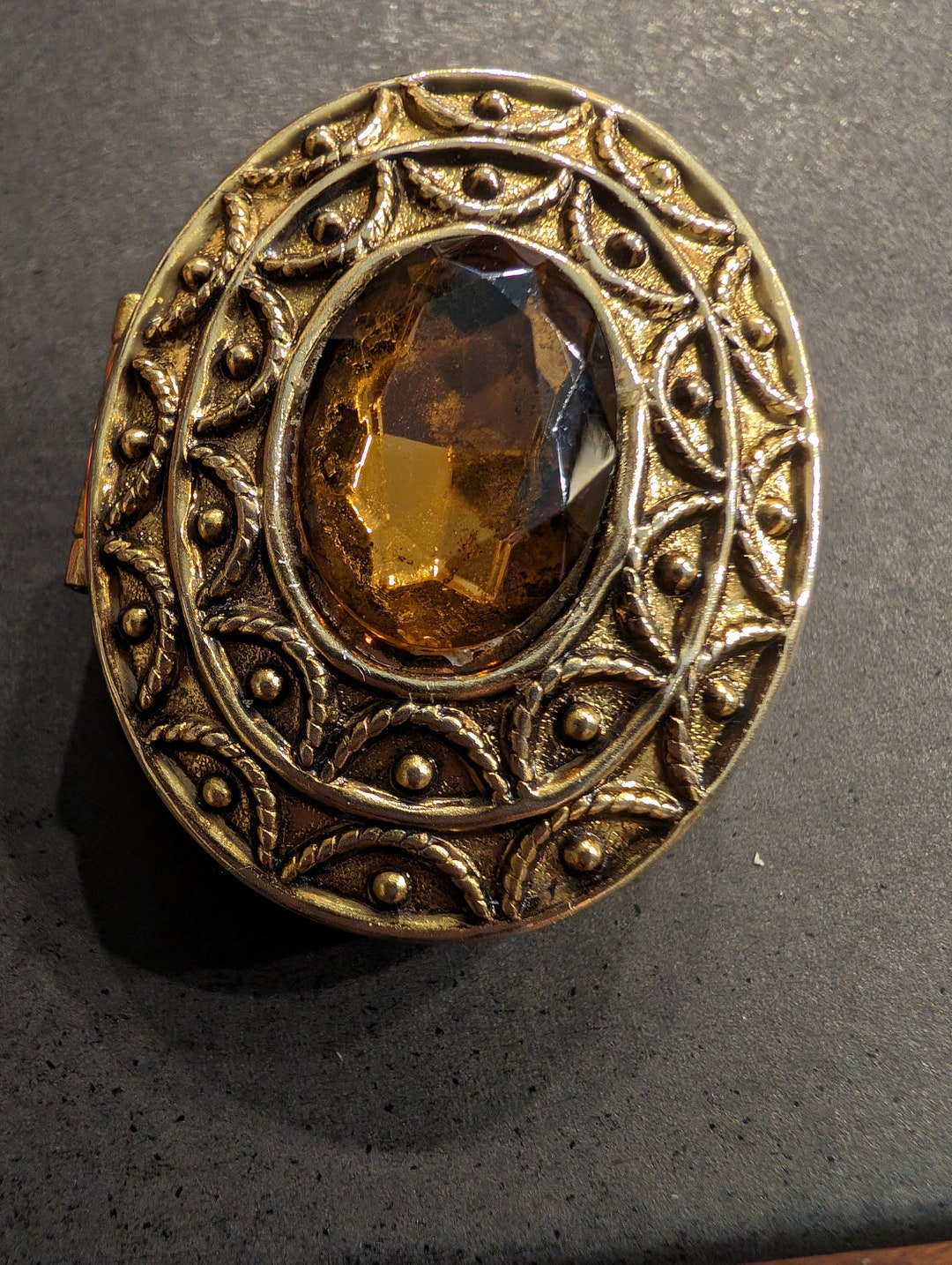 Vintage Avon Perfume Locket - Etsy