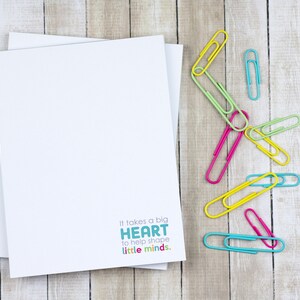 Personalized Teacher Stationery - Teacher Gift - Teacher Notepad and ...