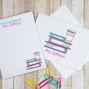 Personalized Teacher Stationery - Teacher Gift - Teacher Notepad and ...