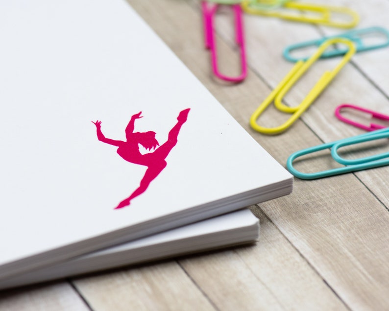 Personalized Dance Notepad - Dance Teacher Gift - Dance Notepad ...
