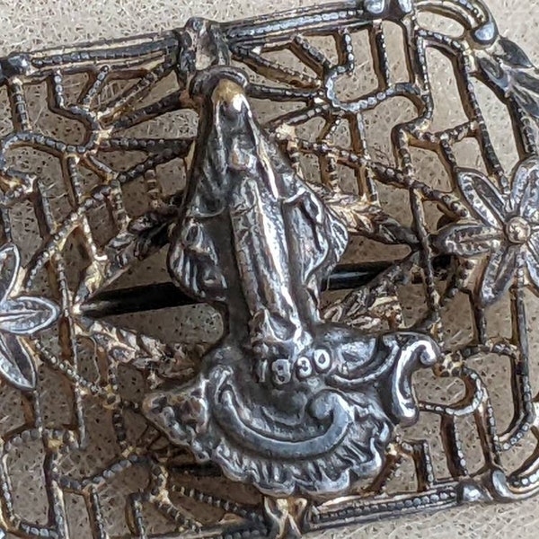 Virgin Mary Pin - Etsy