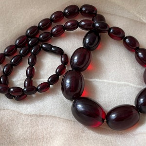 Vintage Bakelite Plastic Translucent Cherry Juice Red - Etsy