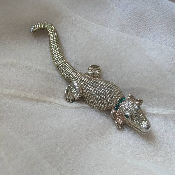 Alligator Brooch - Etsy