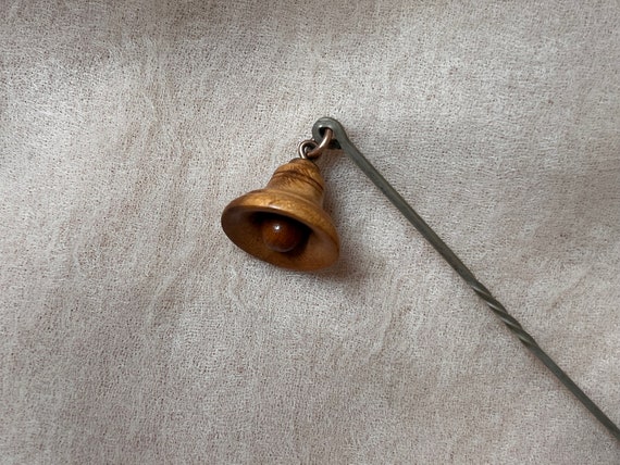 antique vintage wooden church bell christmas holiday … - Gem