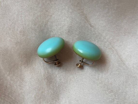 vintage Catalin Bakelite rare Blue Moon swirled marbl… - Gem