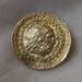 Vintage Gold Coin Roman Greek Ornate Brooch Pin Costume Statement ...