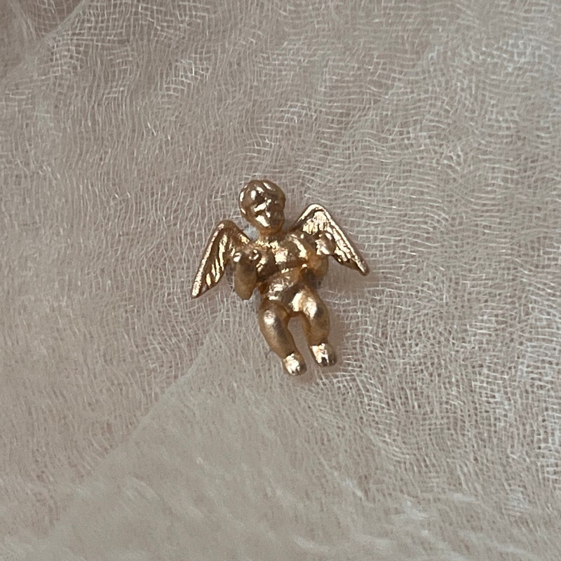 Gold Angel Pin - Etsy