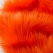Orange Faux Fur 2 Pile, Orange Fabric Craft Squares, Orange Fursuit Fur ...
