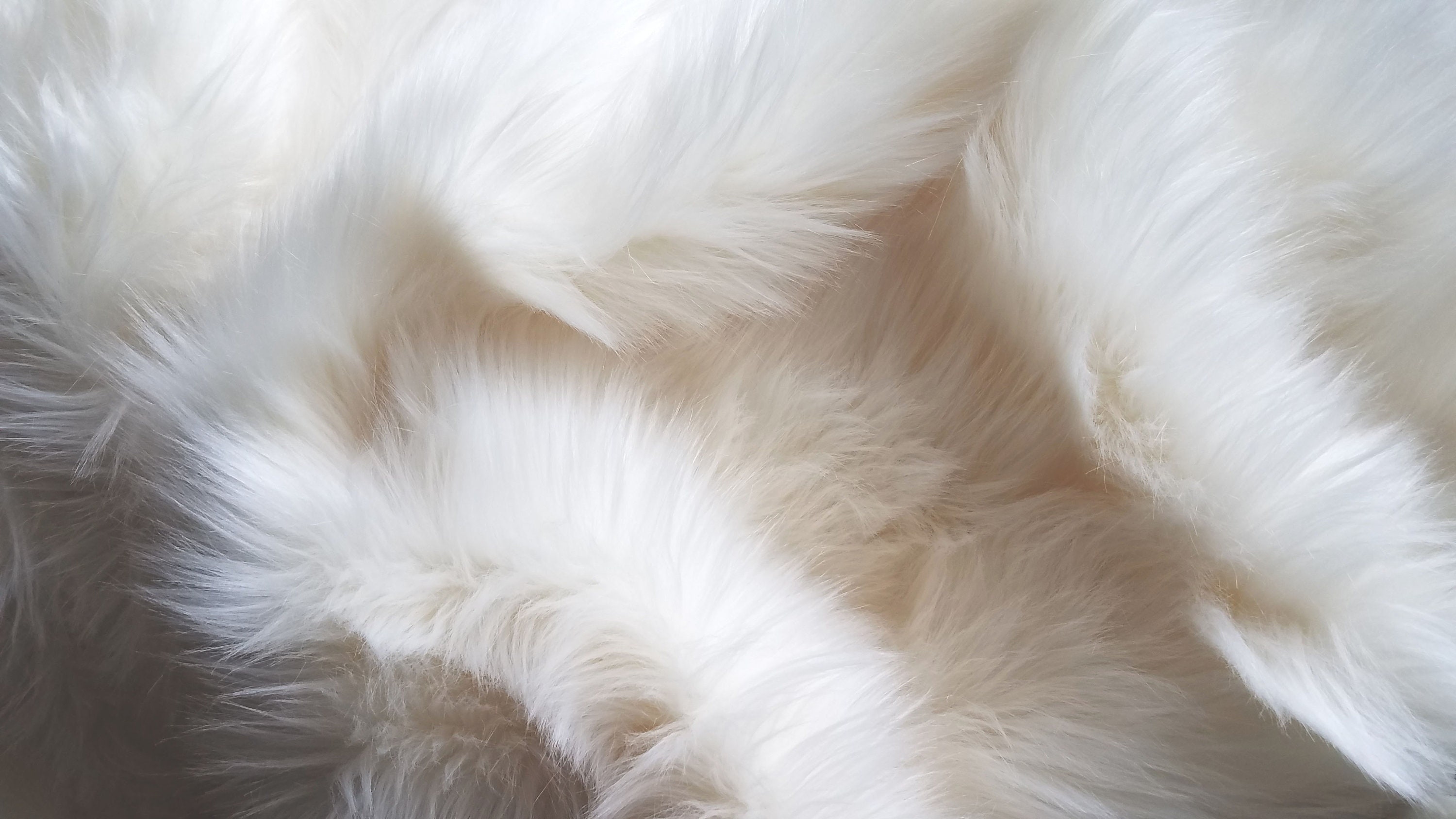 Ivory Faux Fur 2 Pile Cream Fur Craft Squares Ivory - Etsy