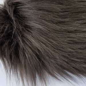 Brown Faux Fur 2 Pile, Brown Fur, Brown Fur Fabric Craft Squares, Brown ...