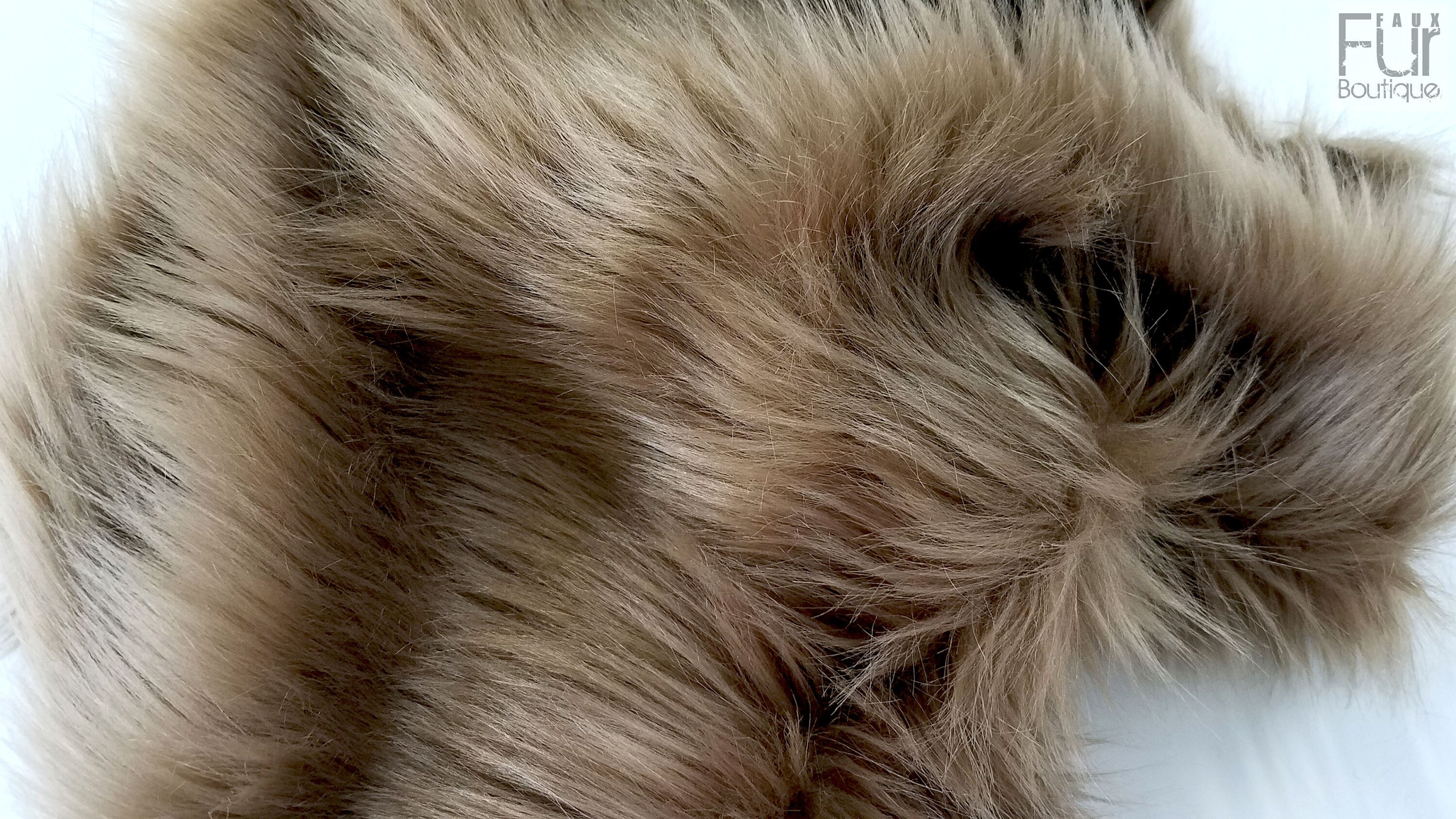 Light brown faux fur 2 pile light brown fur chocolate | Etsy