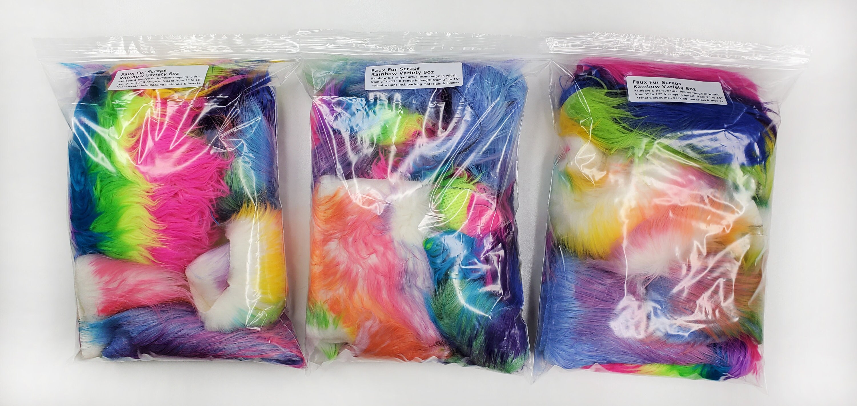 Faux Fur Variety Pack Rainbow High Quality Faux Fur | Etsy