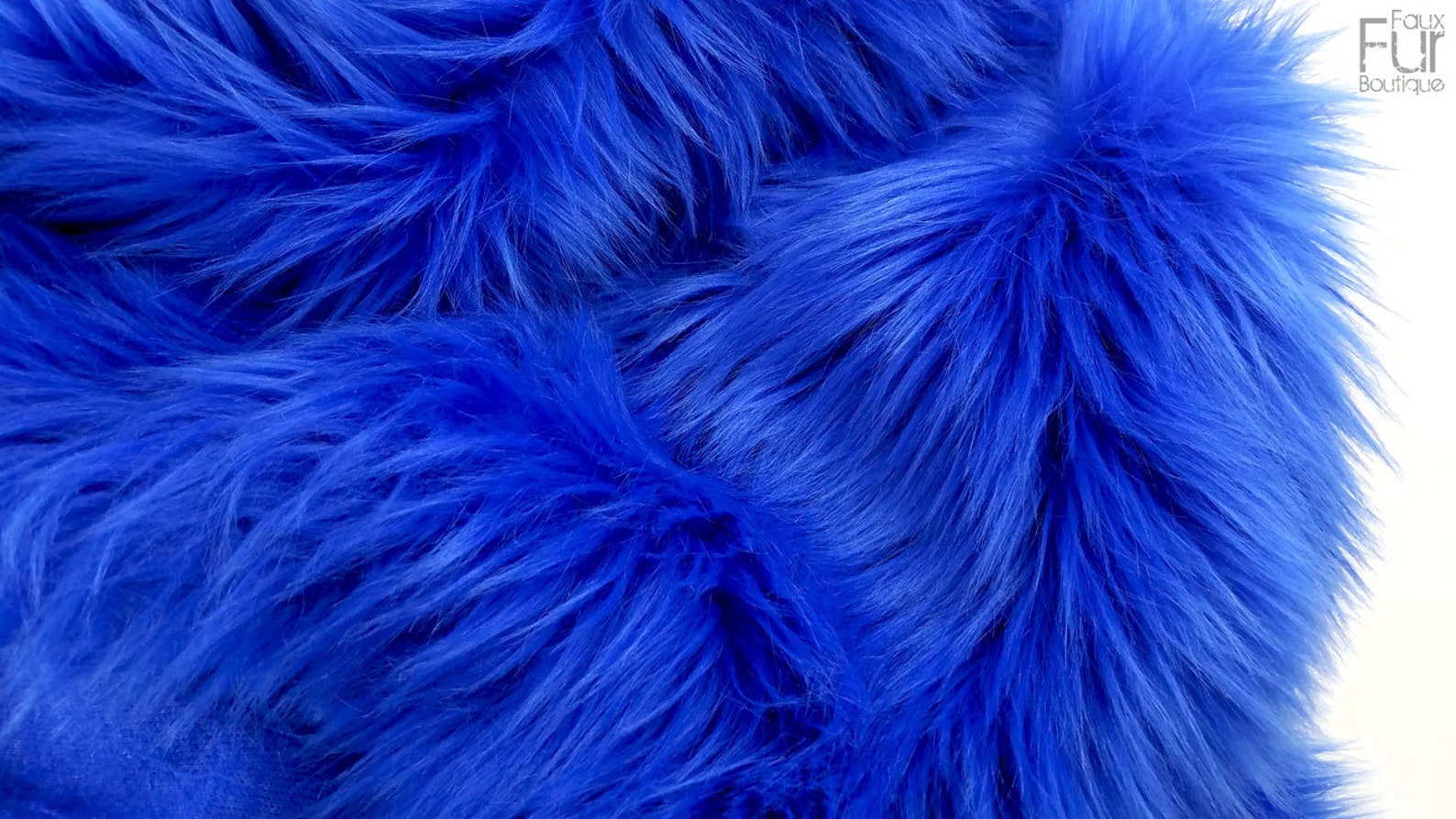 Royal Blue Faux Fur 2 Pile Royal Blue Fur Royal Blue - Etsy