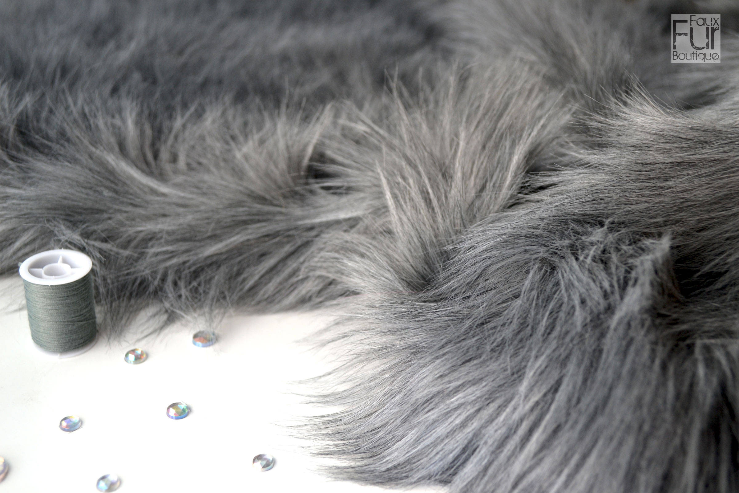 Gray Faux Fur 2 Pile Gray Craft Squares Fursuit Fur - Etsy Canada