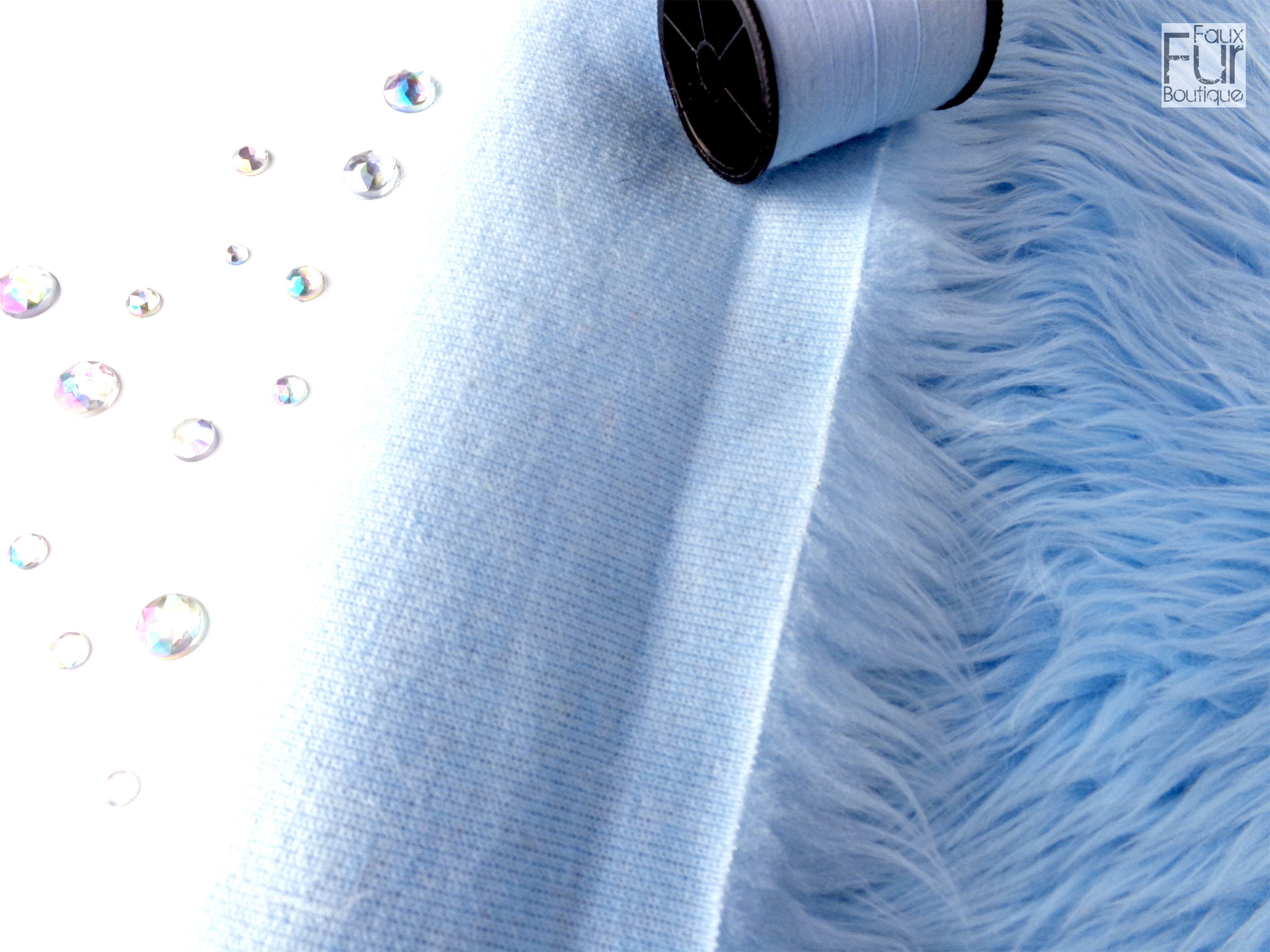 Baby Blue Faux Fur 2 Pile Pastel Blue Fur Craft - Etsy