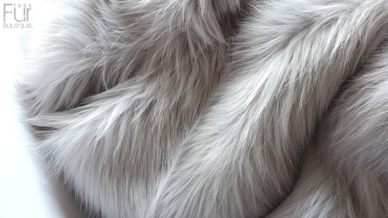 Platinum Silver Faux Fur 2 Pile Silver Fur Fabric Gray - Etsy