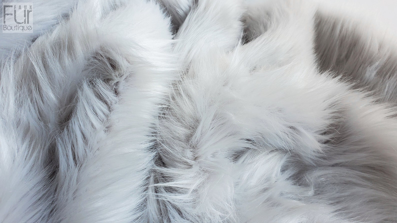 Platinum Silver Faux Fur 2 Pile Silver Fur Fabric Gray - Etsy