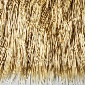 Beige Fur 3 Pile Beige Fur Craft Squares Caramel Fur | Etsy