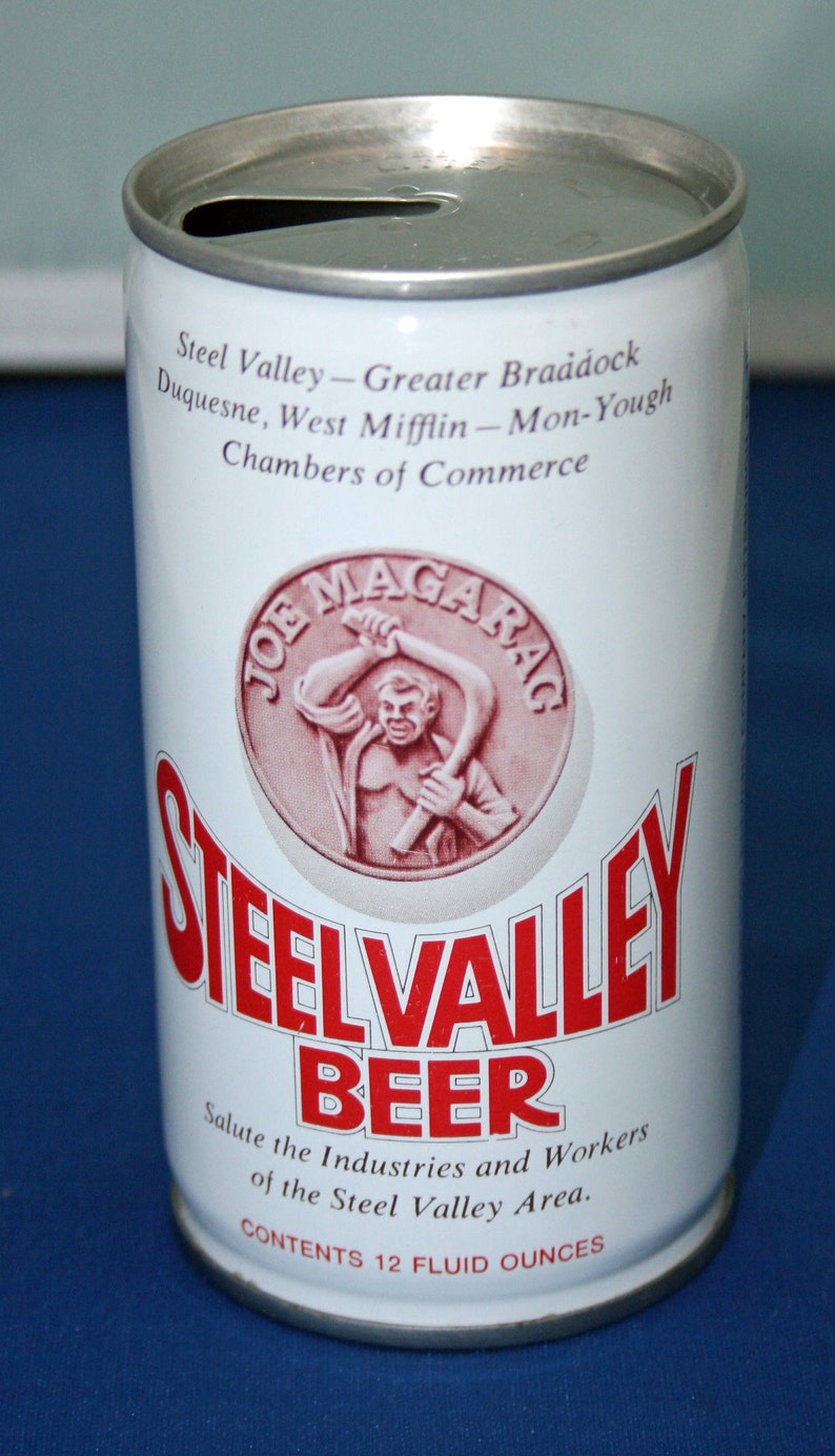 Vintage Steel Valley Beer Steel Can Opened Pull Tab Pittsburgh - Etsy