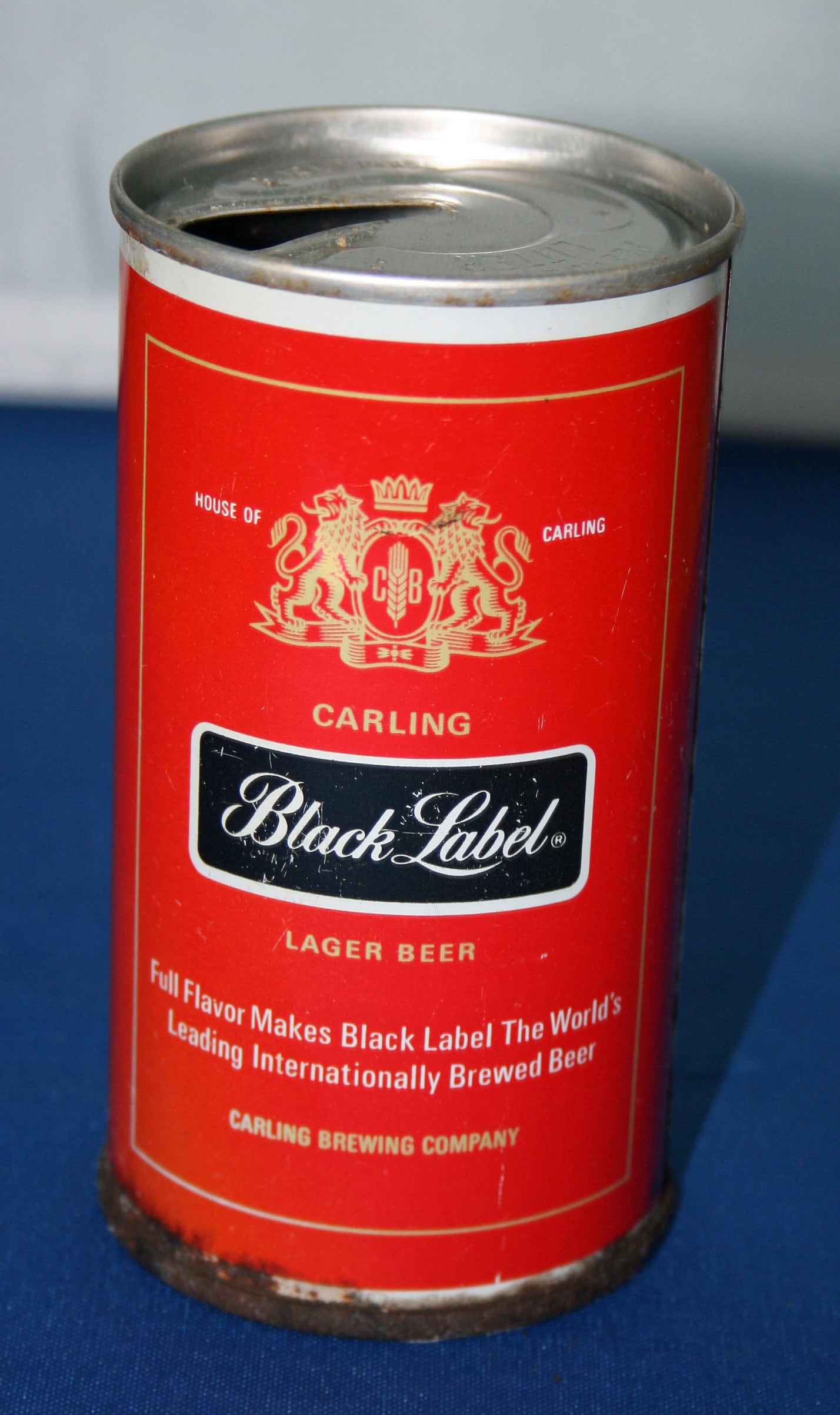 Black Label Beer Can