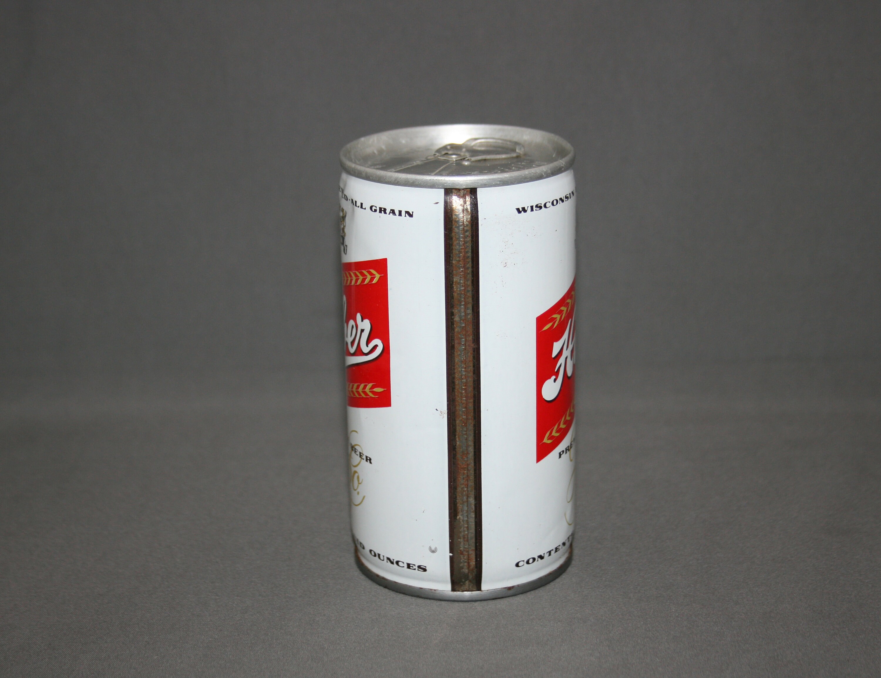 Vintage Huber Premium Beer Steel Beer Can Pull Tab Unopened & Empty ...