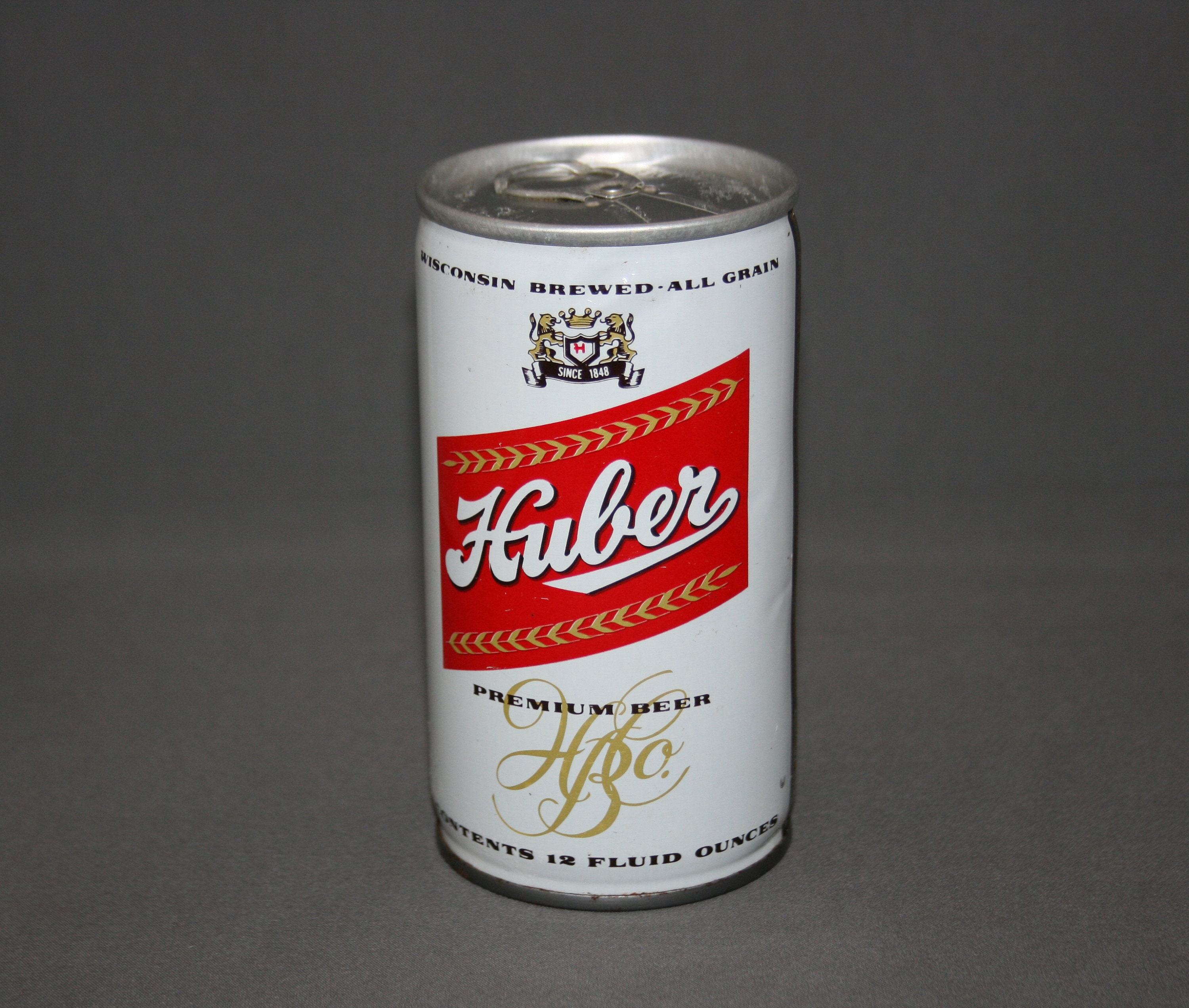 Vintage Huber Premium Beer Steel Beer Can Pull Tab Unopened & Empty ...