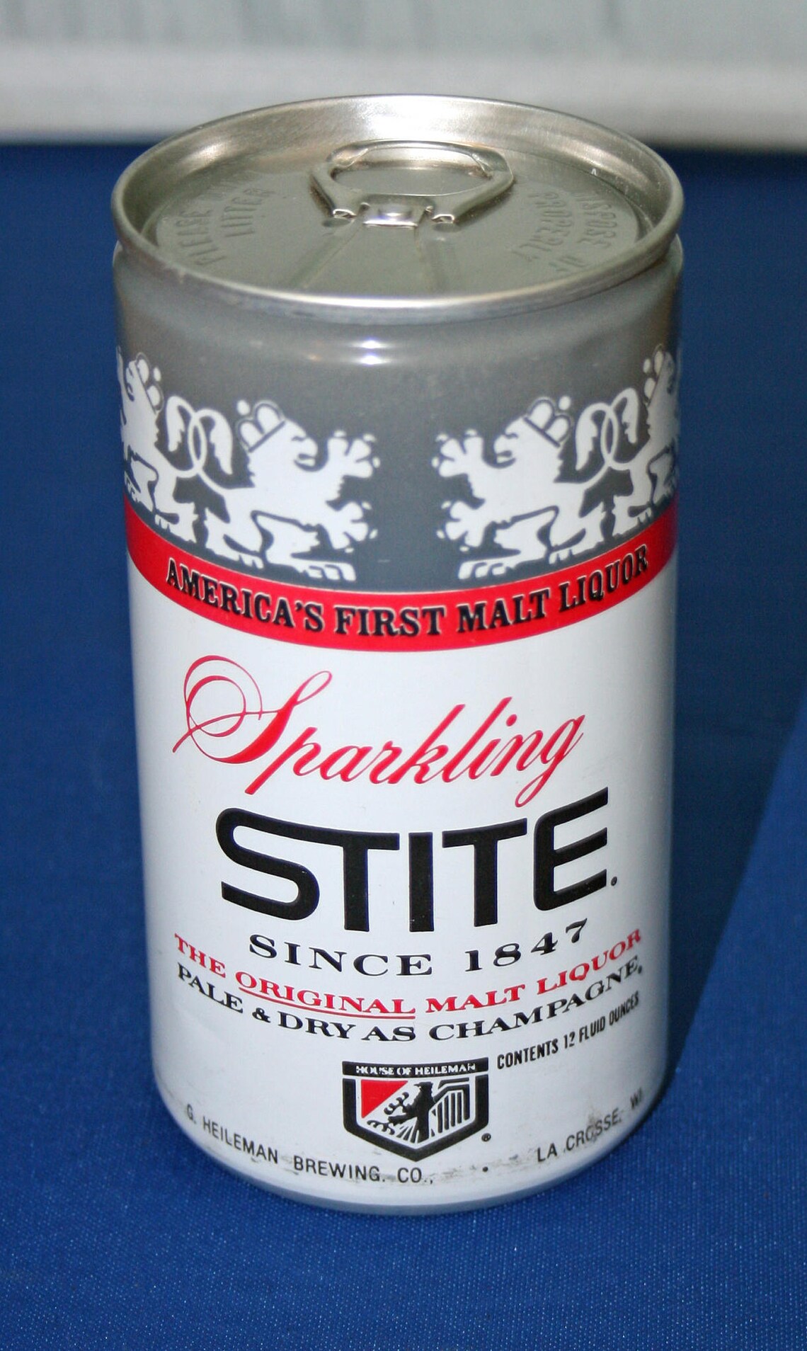 Vintage Sparkling STITE Malt Liquor Beer Can Aluminum Pull Tab Unopened ...