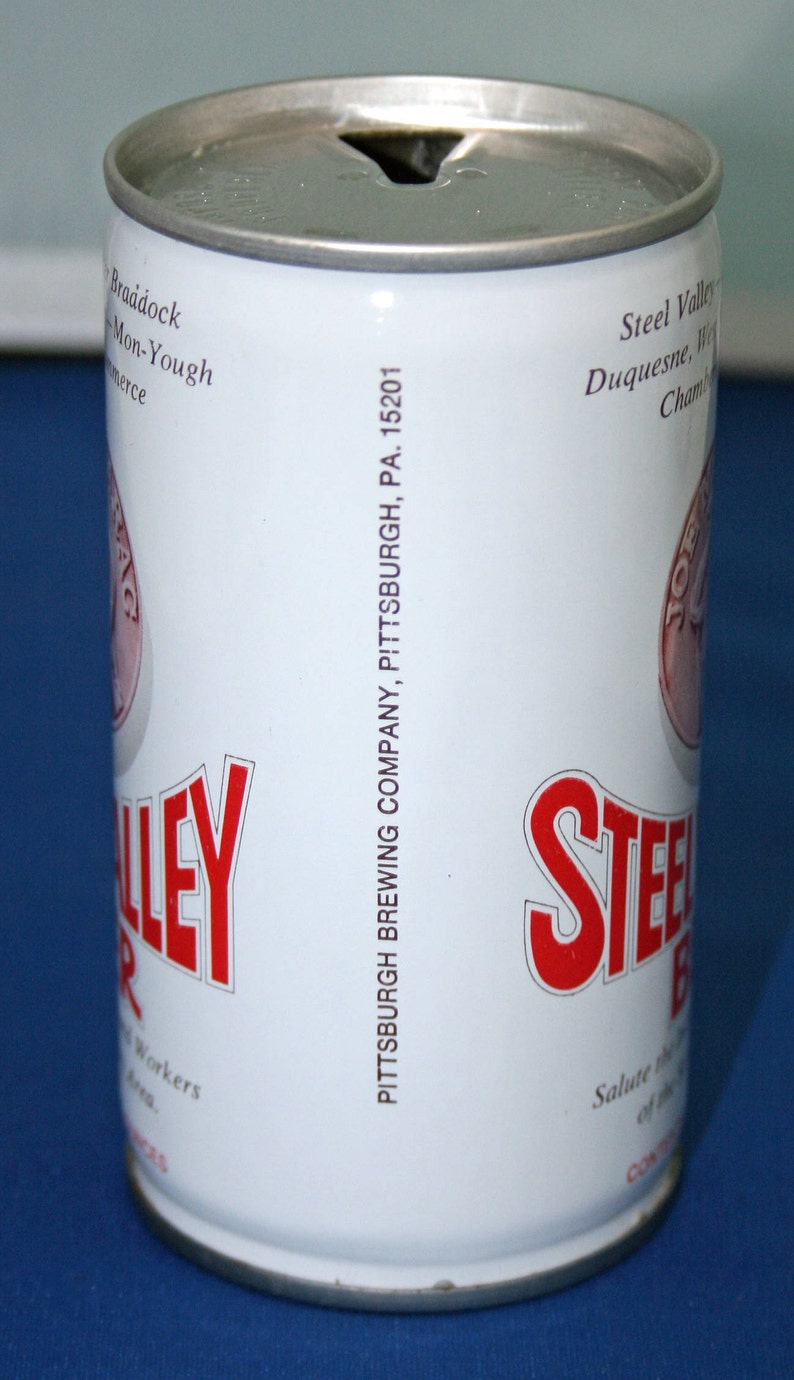 Vintage Steel Valley Beer Steel Can Opened Pull Tab Pittsburgh - Etsy