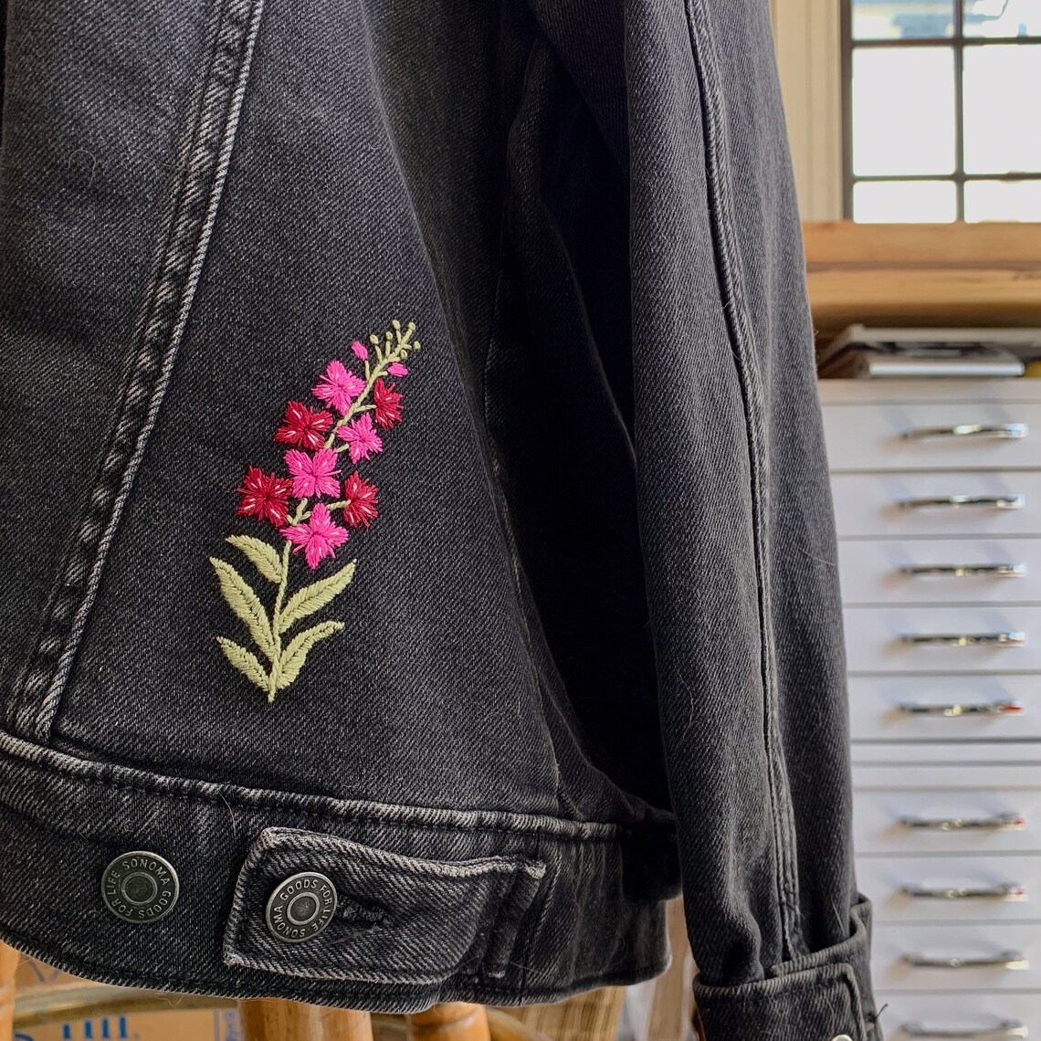 Fireweed Flowers Embroidery Pattern Pdf, Floral Pattern, Botanical ...