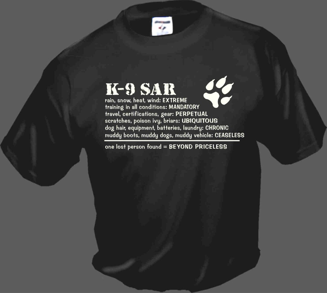 K-9 Sar Priceless - Etsy