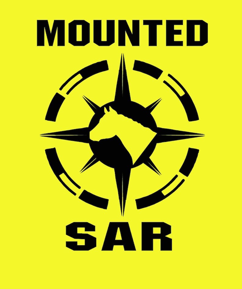 Mounted Equine Search and Rescue Design - Etsy