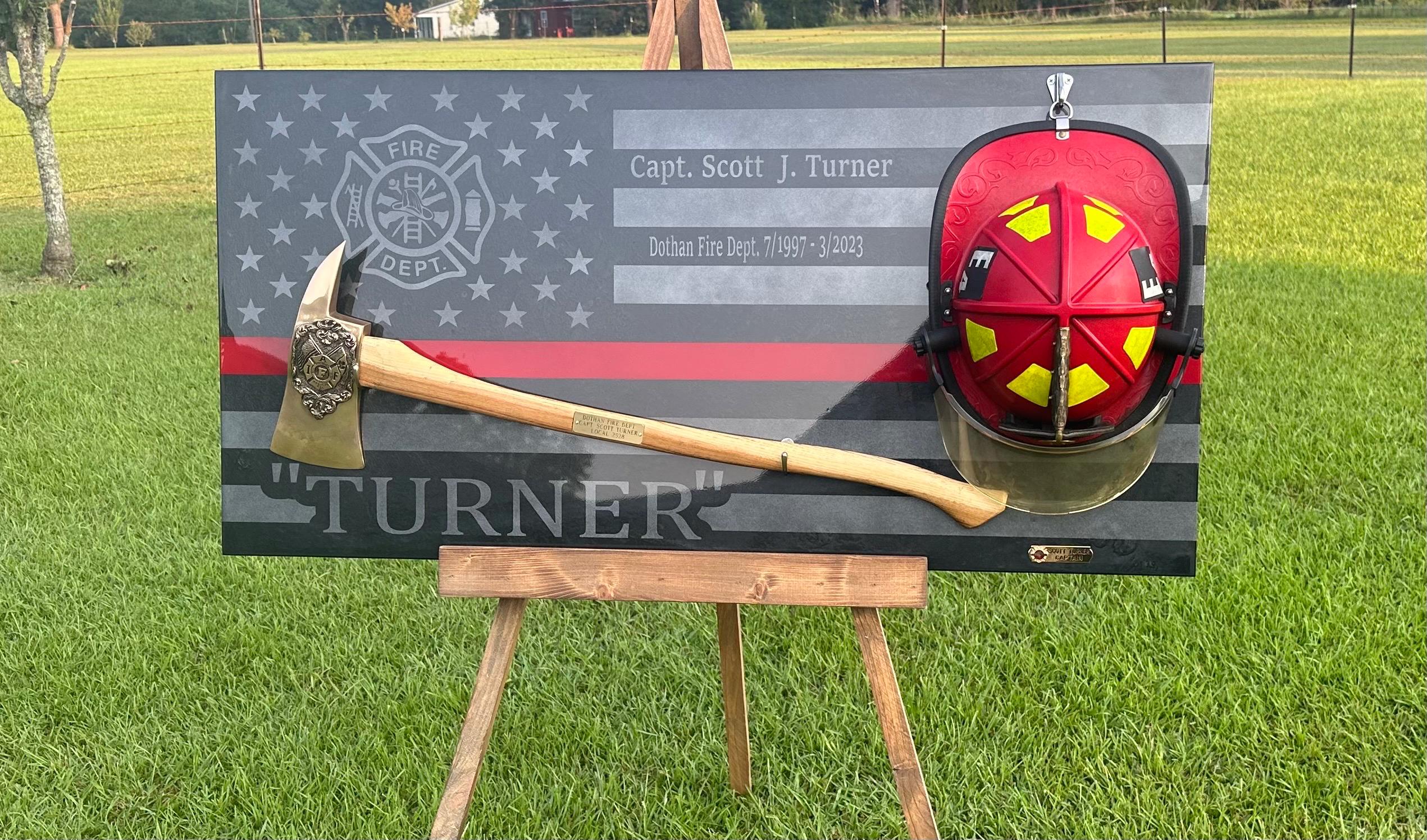 Firefighter Flag Retirement Plaque - Etsy