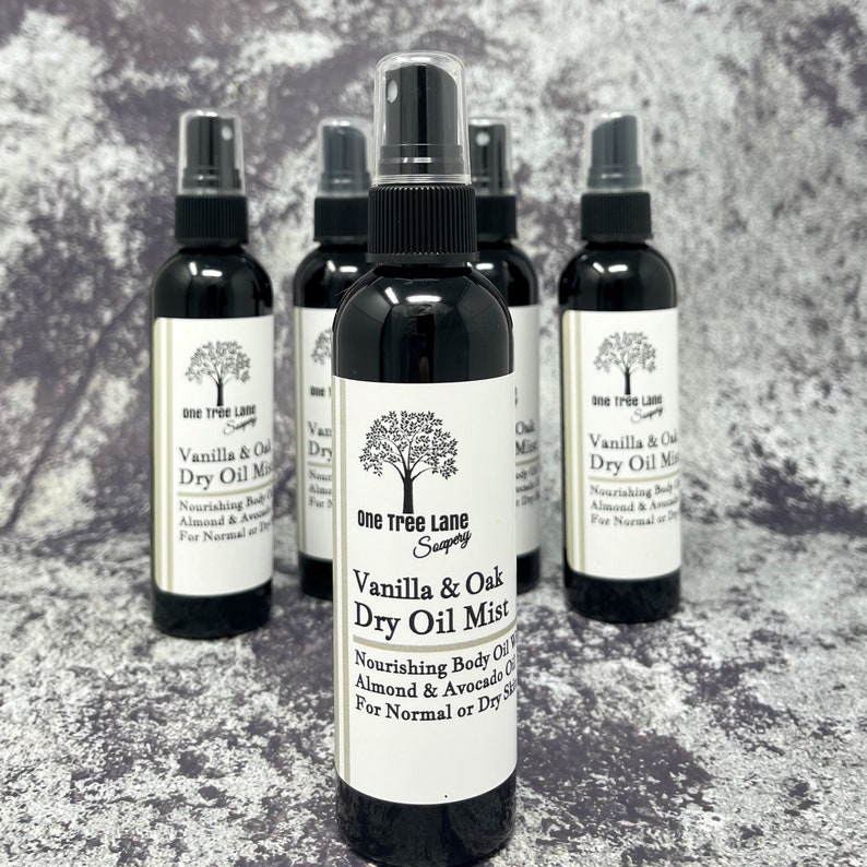 Vanilla Oak Dry Oil Mist the Rebel 4 Oz Vegan Nourishing | Etsy