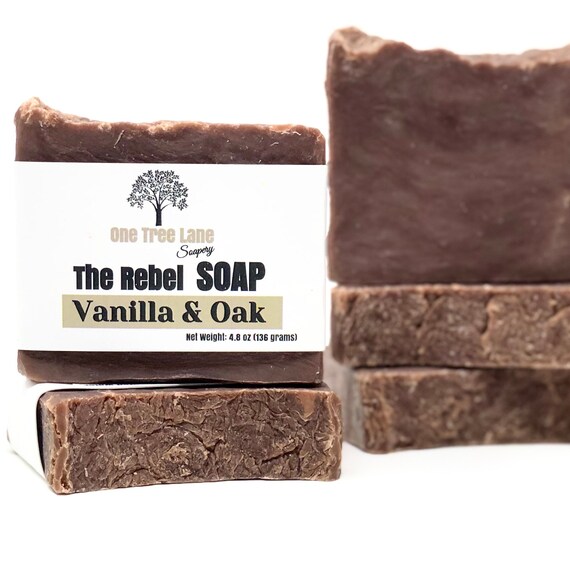 Vanilla Oak Masculine Soap The Rebel Soap Soap Bar Palm | Etsy
