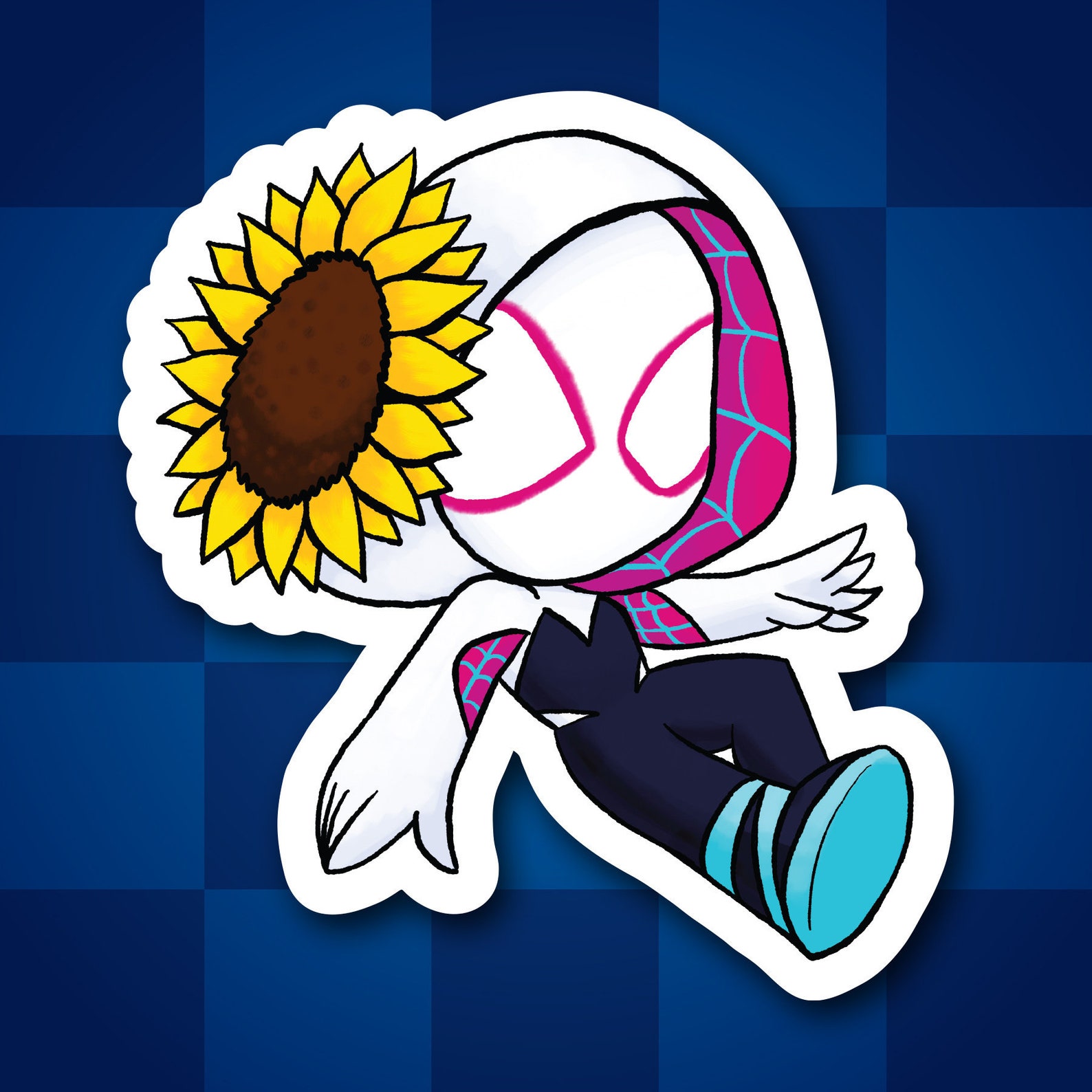 Spider-gwen 2" Vinyl Sticker - Etsy