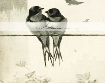 Printable Love Birds | Etsy