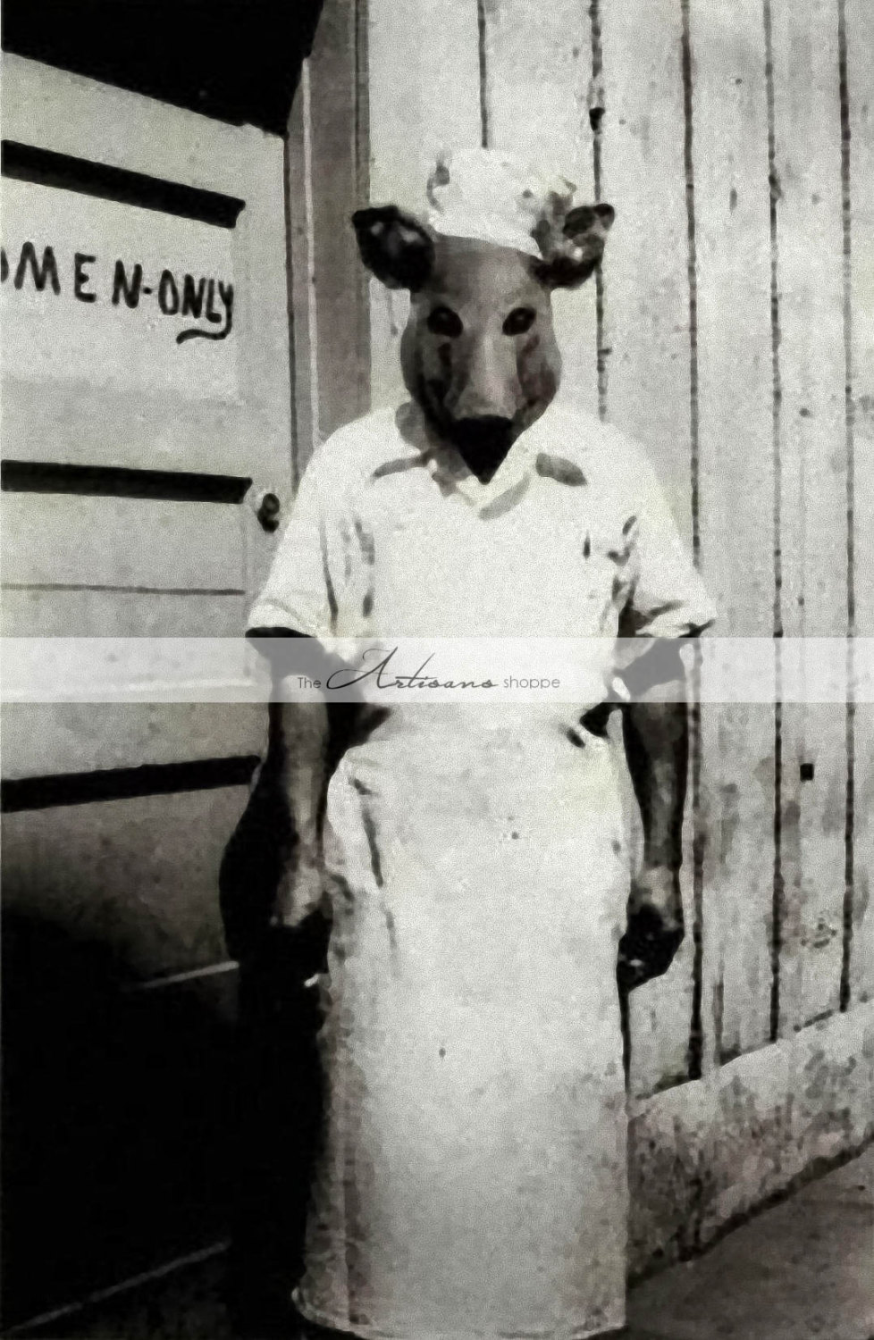 Printable Instant Download The Butcher Pig Hog Creepy Masked | Etsy