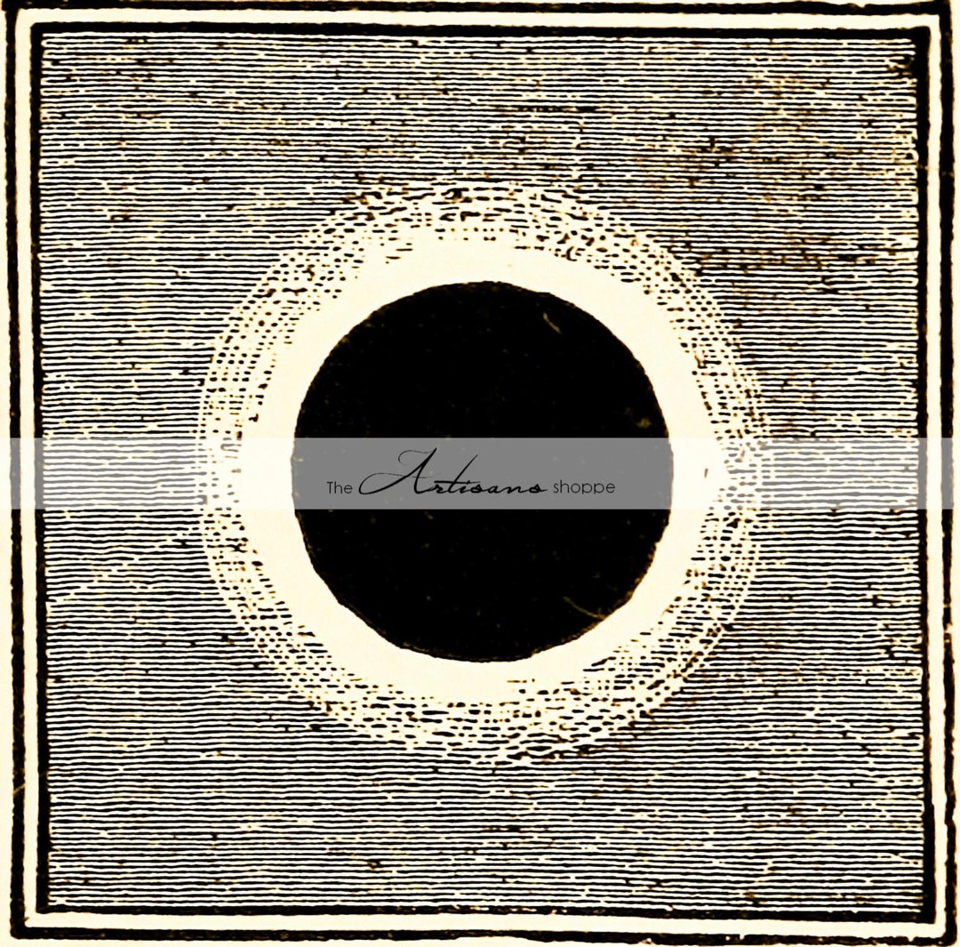 Printable Instant Download Eclipse Moon Sun Solar Luna Lunar Astronomy ...
