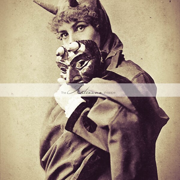 Papercraft Devil Mask - Etsy