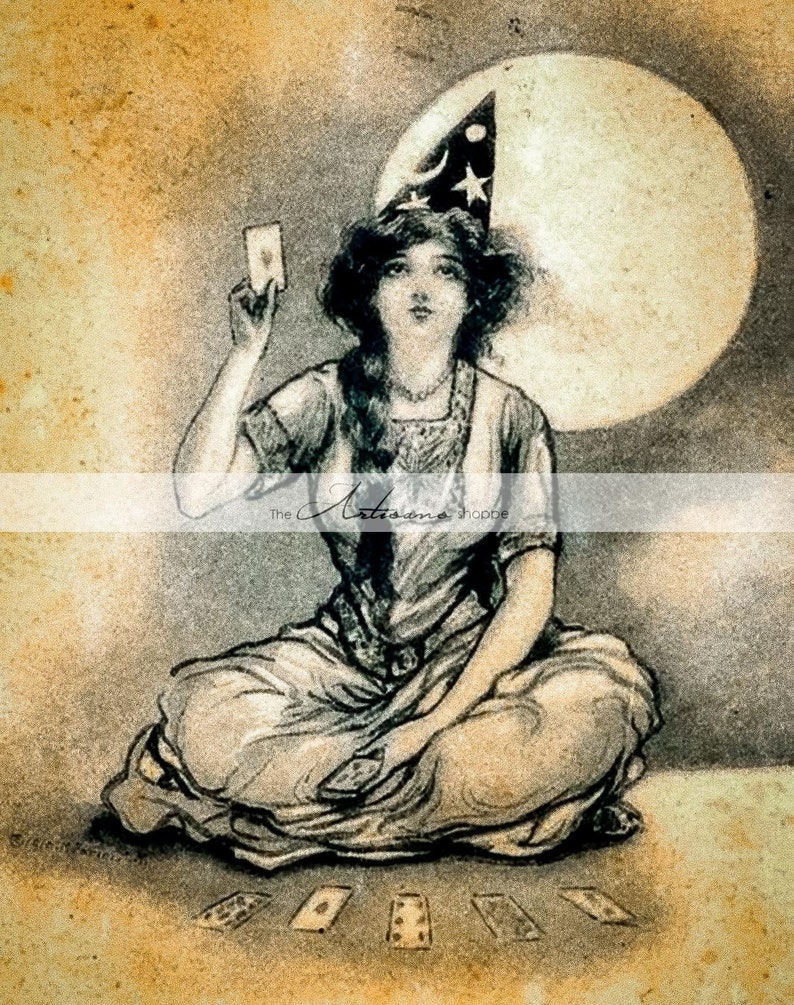 Printable Art Instant Download Divination Fortune Teller - Etsy