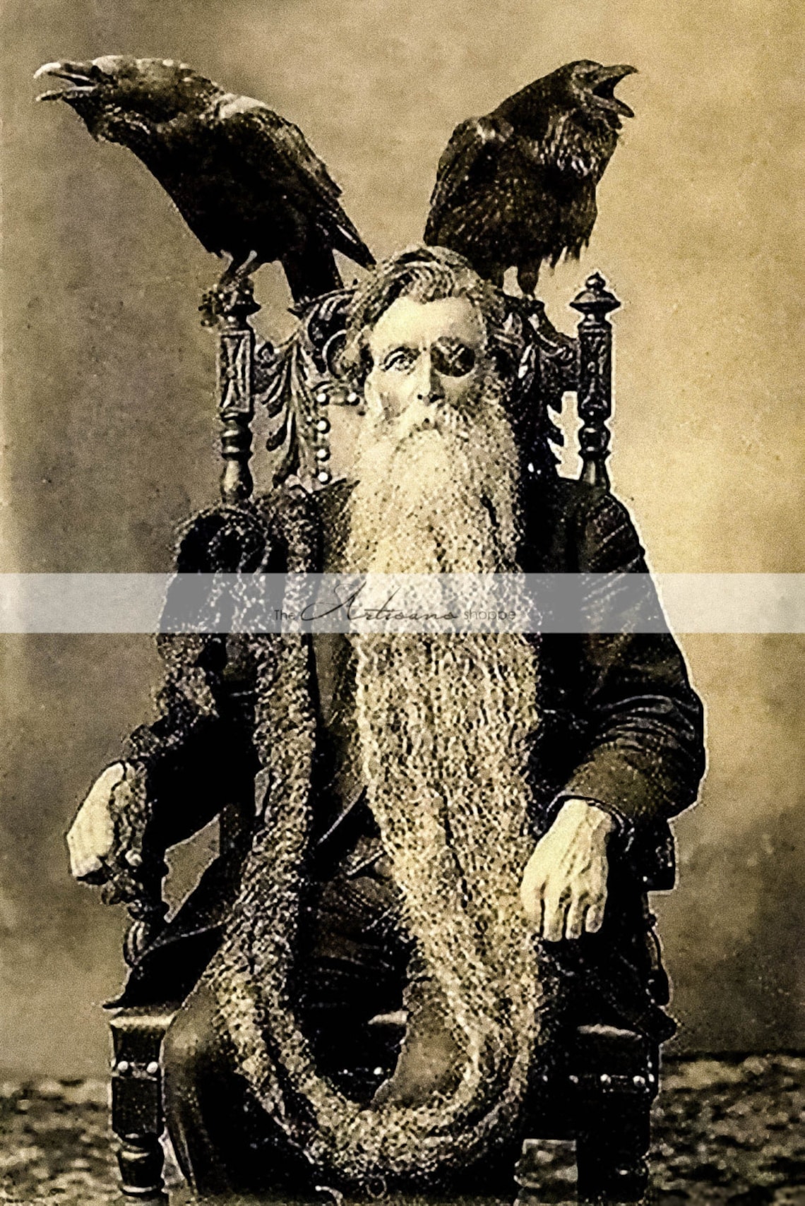 Printable Art Instant Download Norse God Odin Old Man Long - Etsy