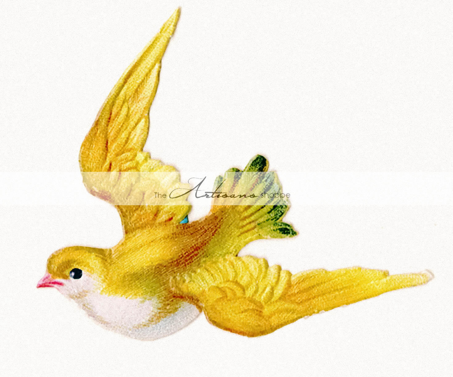 Yellow Bird Flying Drawing