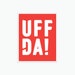 8x10 uffda Poster, Digital Download, Red and White, Norwegian ...