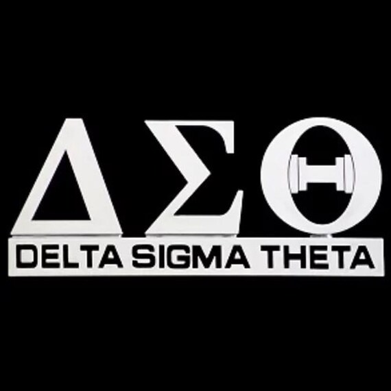 Delta Sigma Theta Chrome Decal - Etsy
