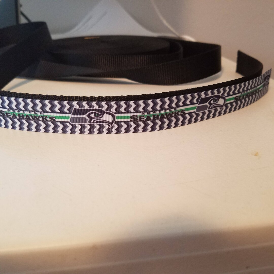 1" Seattle Seahawks Chevron Design Collar - Etsy